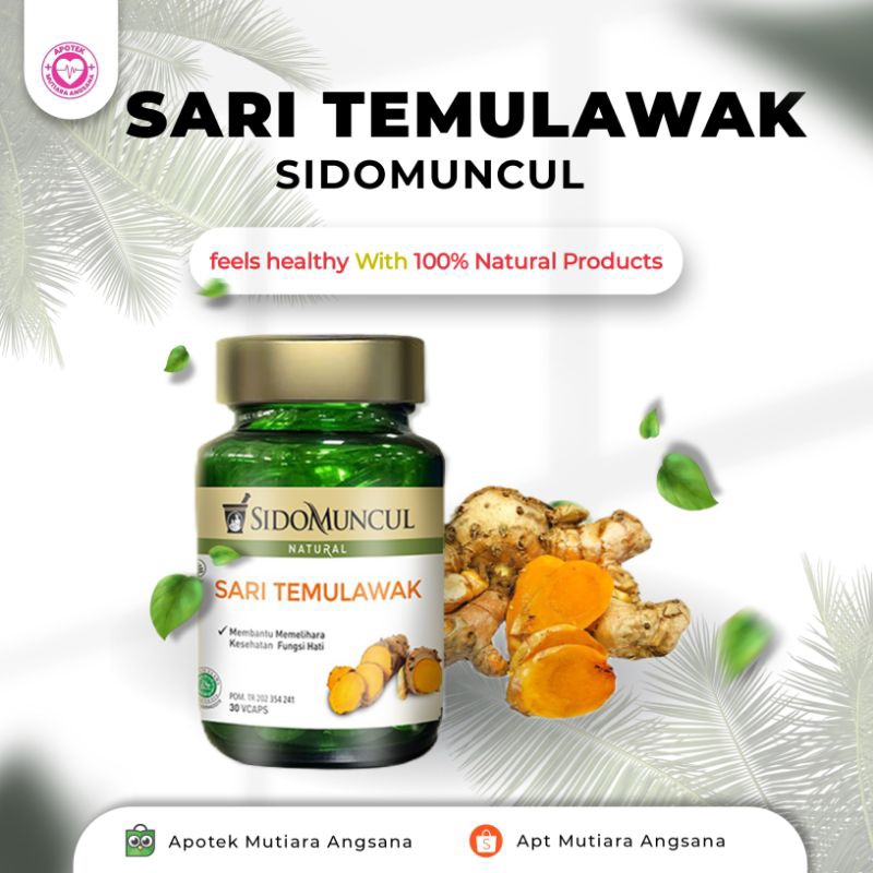 Jual Sidomuncul Sari Temu Lawak Isi 30 Capsul | Shopee Indonesia