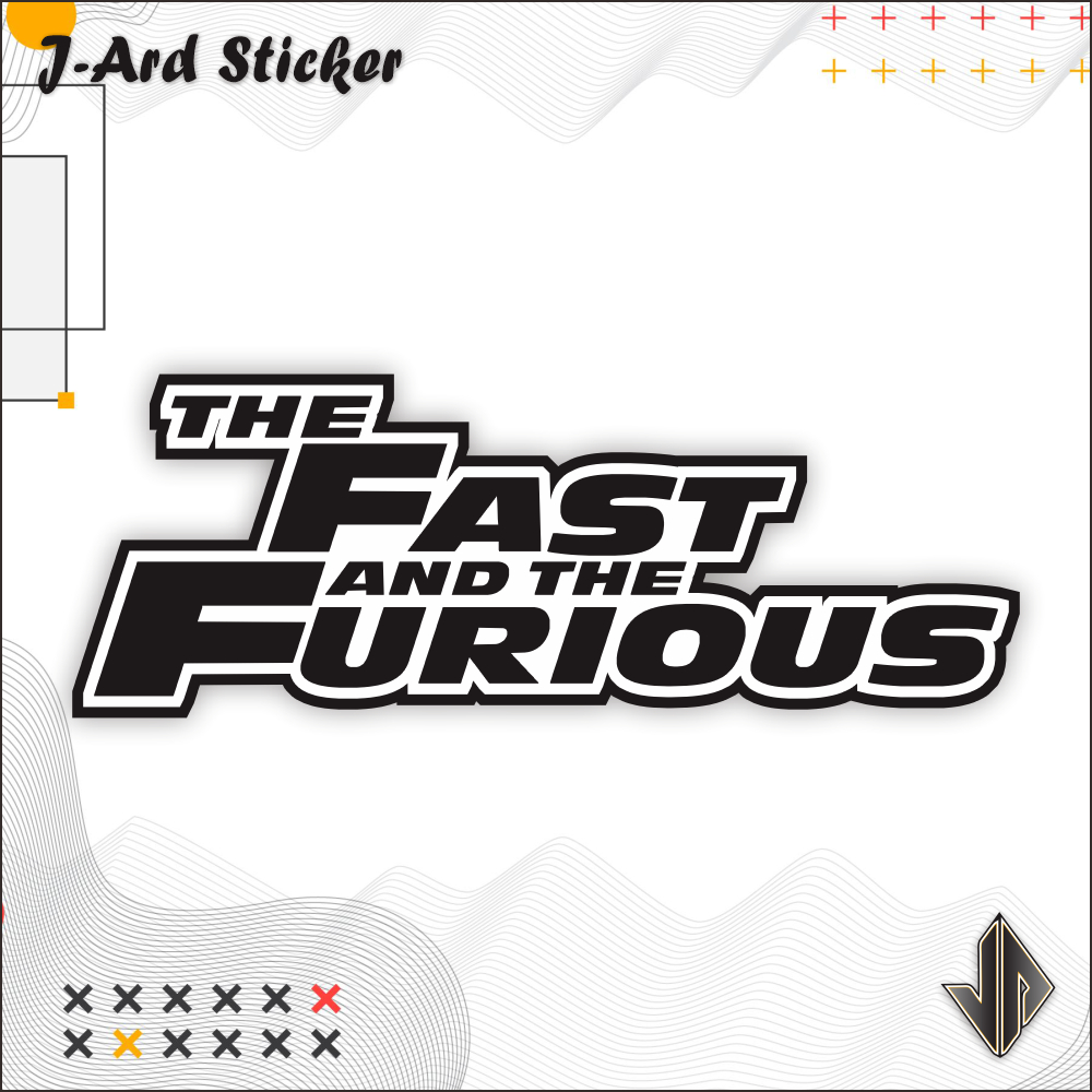 Jual Stiker / Sticker THE FAST AND THE FURIOUS Logo | Shopee Indonesia