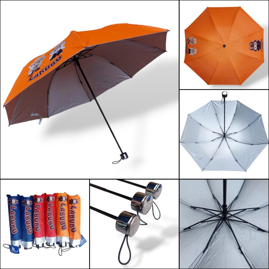 Jual Labubu Payung Golf Labubu Payung Lipat 4 Lasika | Shopee Indonesia