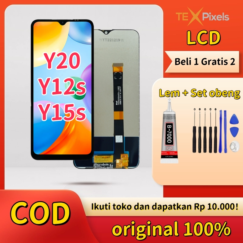 Jual 【ORIGINAL】LCD VIVO Y20 / Y20s/Y12S / Y15S/Y01/Y20i Original 100% ...