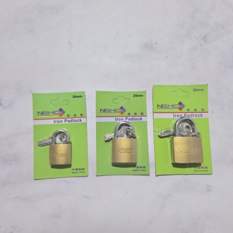 Jual GEMBOK KUNING / GEMBOK KOPER KECIL LEMARI 20 mm 25 mm 30 mm ...