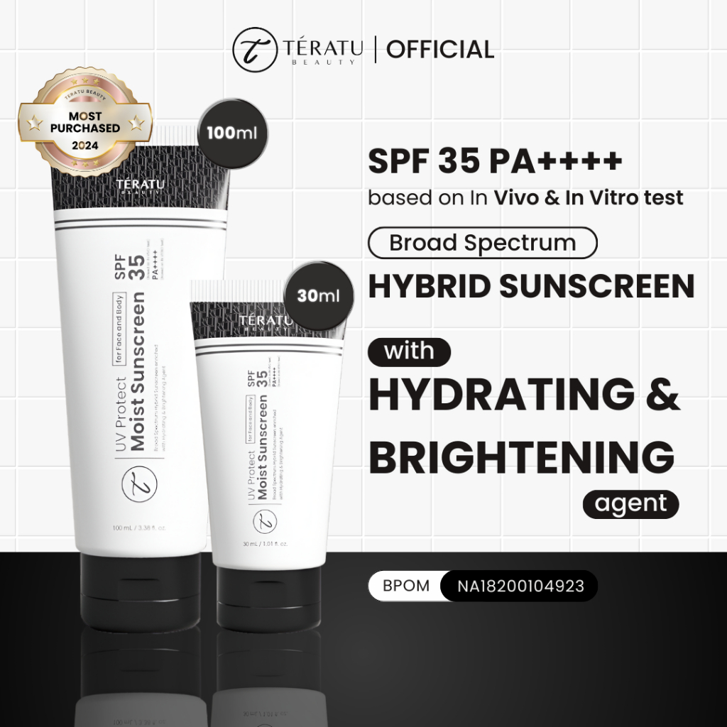 Jual TERATU BEAUTY SOLO UV Protect Moist Sunscreen SPF 35 PA++++ for ...
