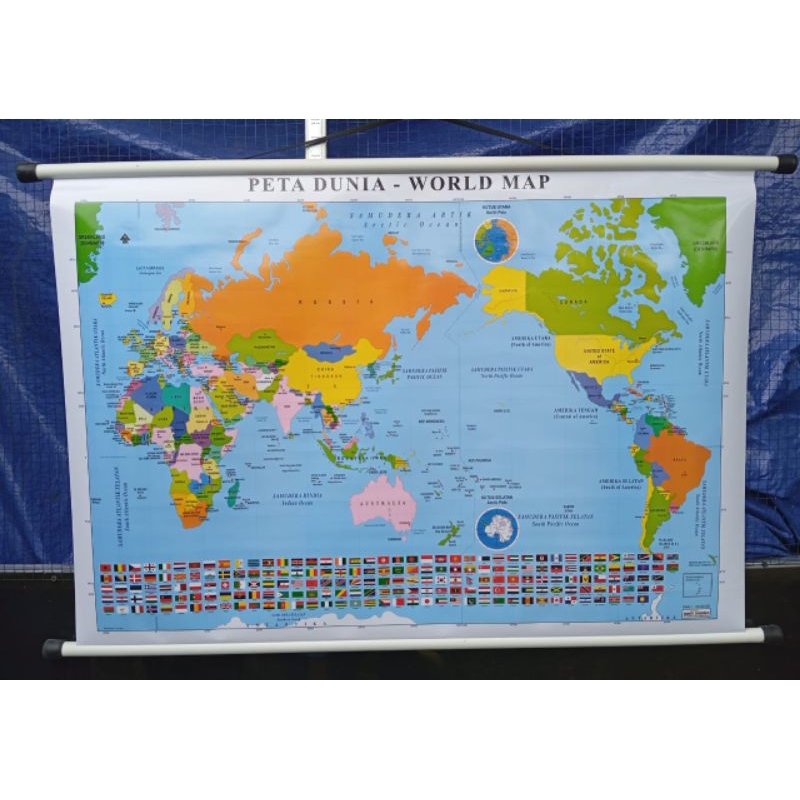 Jual Peta Dunia world map peta dinding | Shopee Indonesia