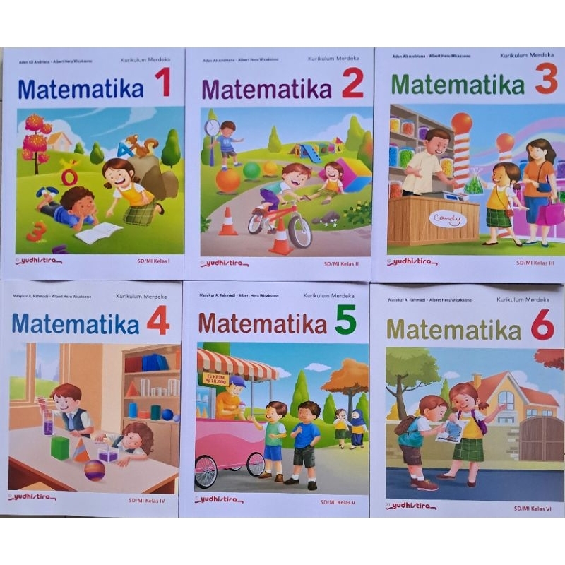 Jual Buku Matematika Kelas 1 2 3 4 5 6 SD/MI Kurikulum Merdeka Terbaru Yudhistira | Shopee Indonesia