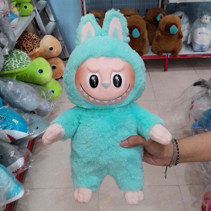 Jual Boneka Labubu Muka Karet The Macaron Viral Bahan Halus Lembut ...