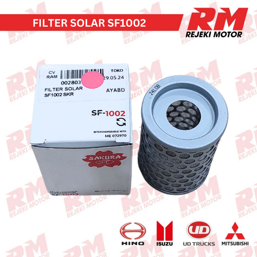 Jual Fuel Filter Solar Bawah Fuso Ganjo PS220 ME072970 SF-1002 Sakura | Shopee Indonesia
