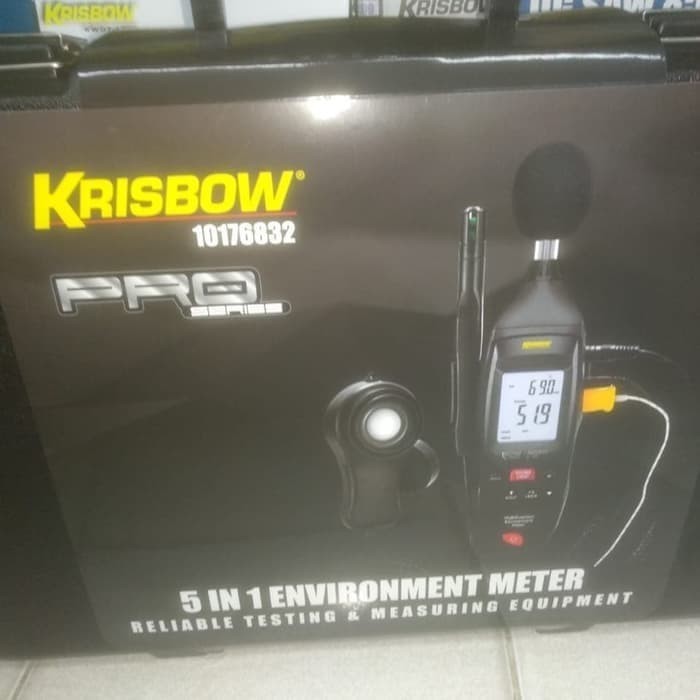 Jual KRISBOW ENVIRONMENT METER 5 IN 1 PRO 10176832 | Shopee Indonesia