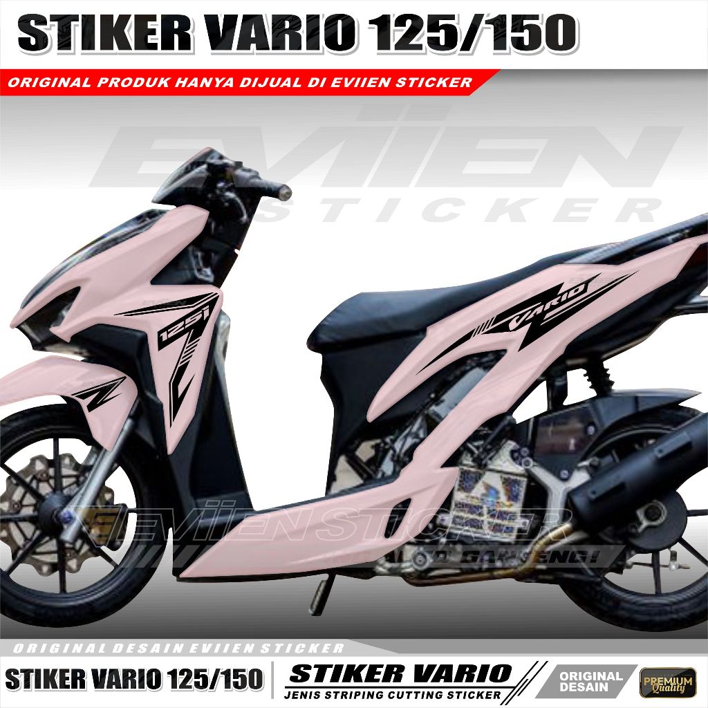 Jual STRIPING MOTOR VARIO NEW 125/150 TAHUN 2018 2019 2020 2021 2022 STIKER JENIS CUTTING SVR-A5 ...