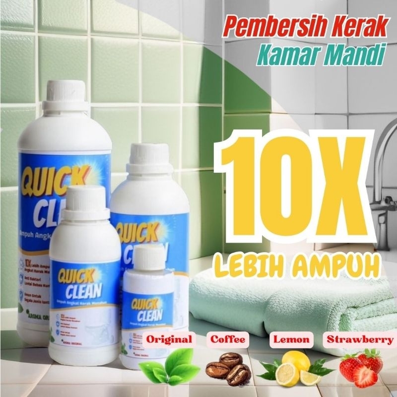 Jual Sabun Pembersih Kerak Kamar Mandi Extra Kuat Bersih Clink Quick ...