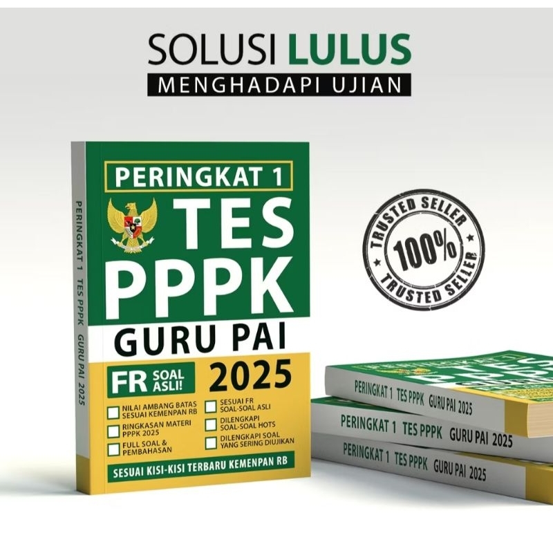 Jual BUKU PERINGKAT 1 PPPK PAI PENDIDIKAN AGAMA ISLAM 2025 SESUAI FR ASLI | Shopee Indonesia