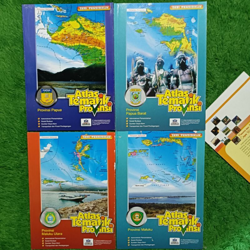 Jual ORIGINAL BUKU PETA ATLAS TEMATIK PROVINSI PAPUA, PAPUA BARAT, MALUKU, MALUKU UTARA | Shopee ...