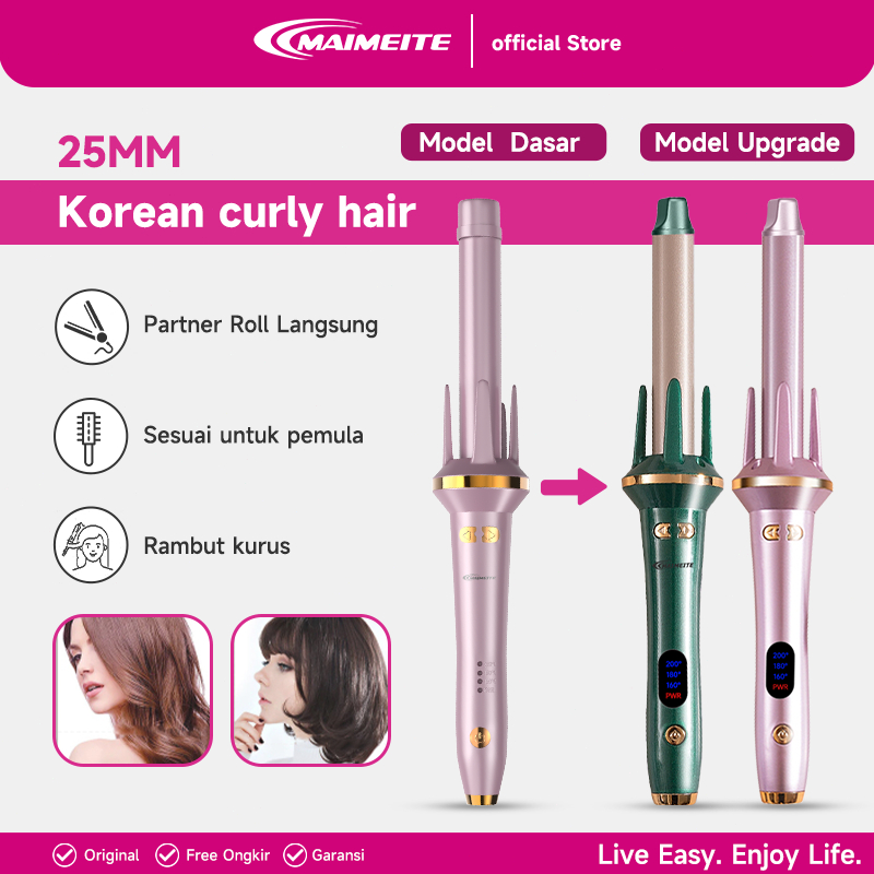 Jual MAIMEITE Model Upgrade Catokan Curly Otomatis Catokan Keriting Rambut Otomatis Ceramics ...