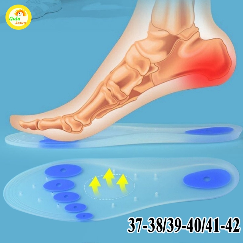 Jual Premium Quality Insole Sepatu Super Empuk Flat Foot Arch Support ...
