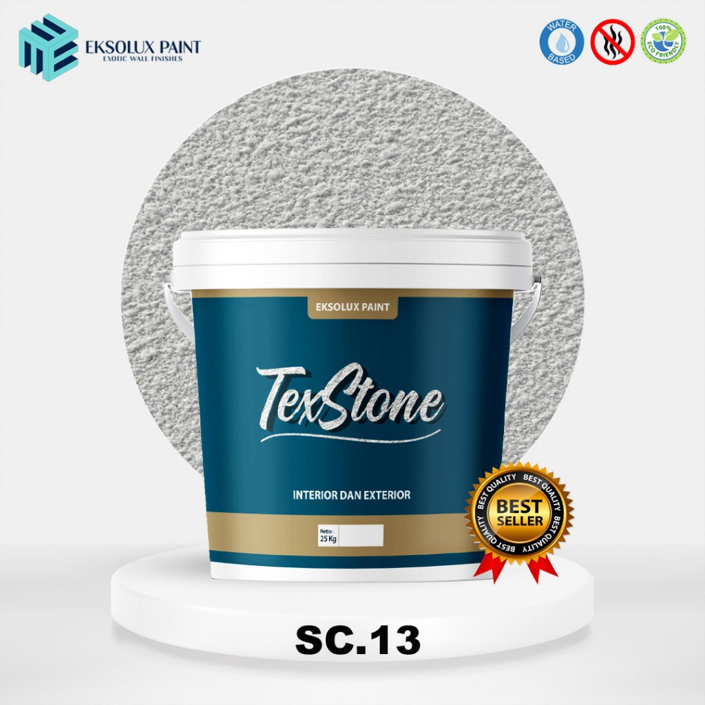 Jual Cat Tembok Pasir Tekstur Kamprot INTERIOR EXTERIOR Berat 25 Kg ...