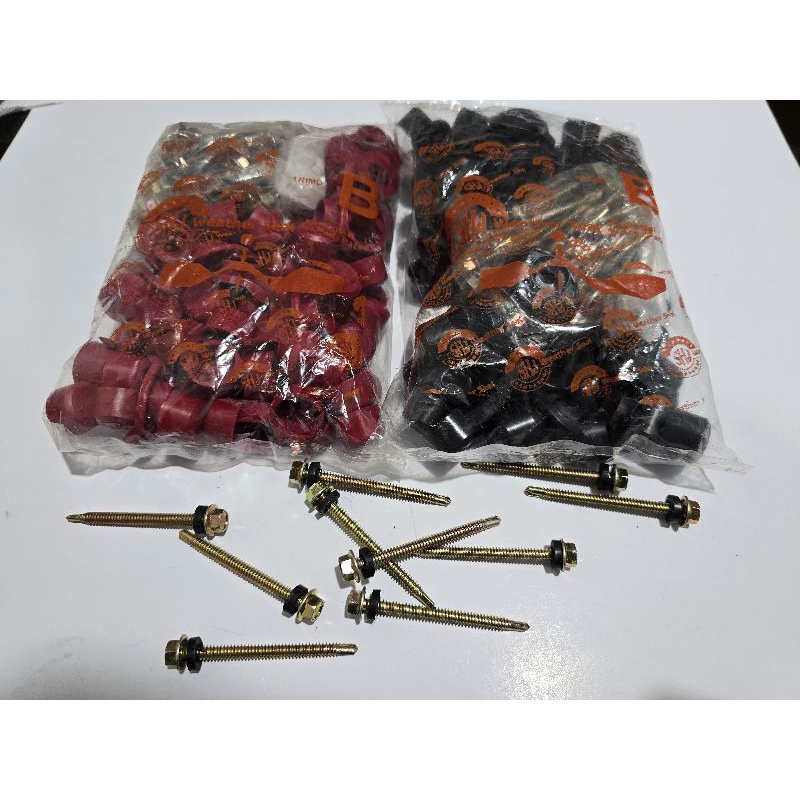 Jual Baut spandek pasir genteng dr shield Tipe B hitam merah + baut ...
