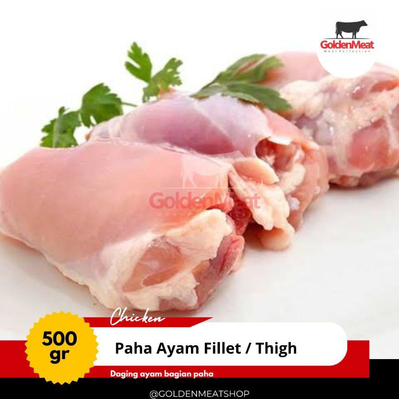 Jual Paha ayam fillet | boneless paha | ayam | thighs | fillet | 500gr ...