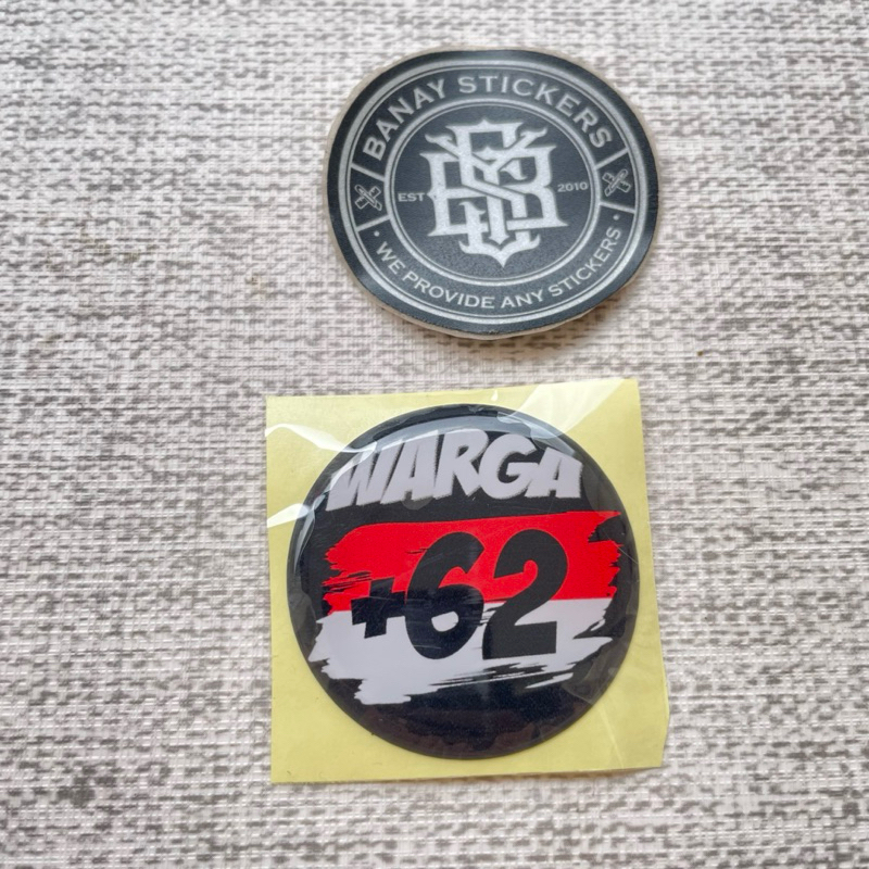 Jual Sticker Stiker Emblem Warga +62 Indonesia Timbul | Shopee Indonesia