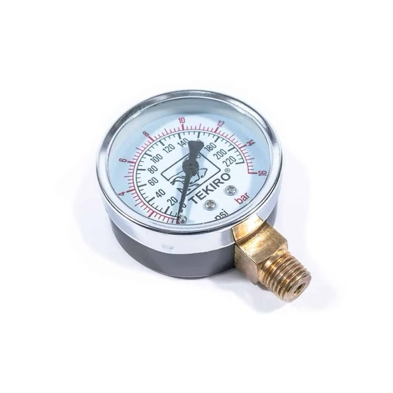 Jual Manometer 10 Bar 16 Bar 25 Bar 2,5” TEKIRO/MAXPRO Pressure Gauge ...