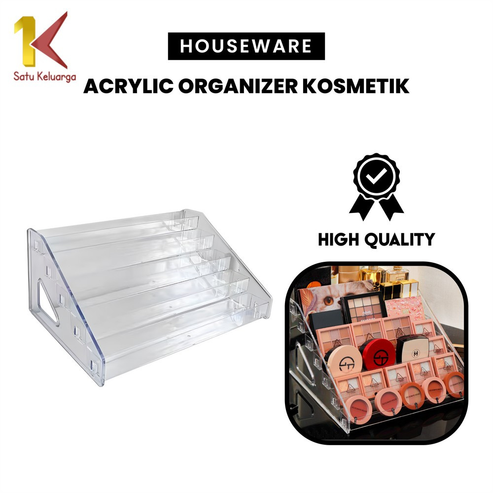 Jual 1K Rak 7 Tingkat Acrylic Organizer kosmetik K42 Rak Akrilik Susun ...