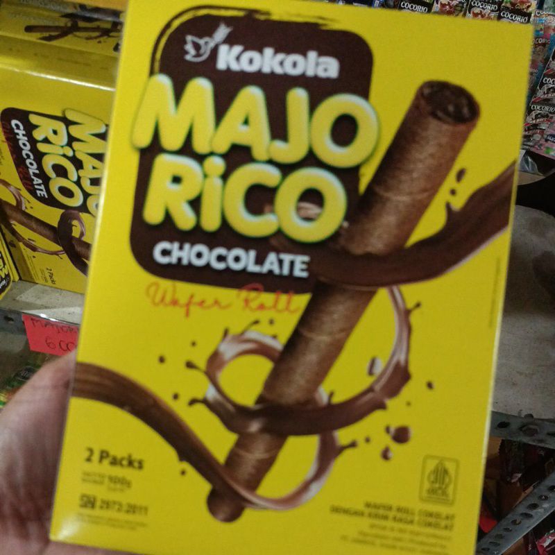 Jual kokola majorico Chocolate wafer roll 100g bok | Shopee Indonesia