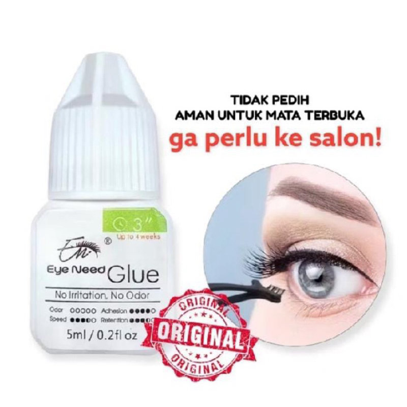 Jual Lem Eyelash Extension Tidak Pedih/ Eye Need Glue Aman Buat Mata ...