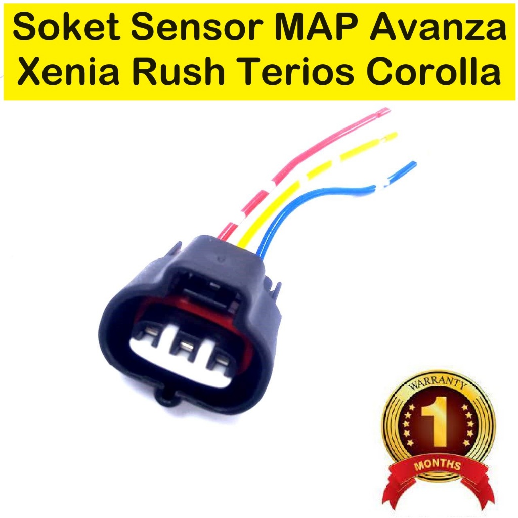 Jual Soket Sensor MAP socket TOyota DAihatsu MAF Avanza Xenia Rush ...