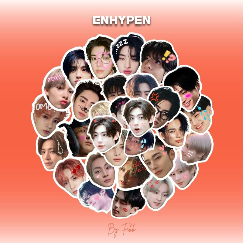 Jual (READY) STICKER KARAKTER CHIBI ENHYPEN WATERPROOF 20 PCS PER SET | Shopee Indonesia