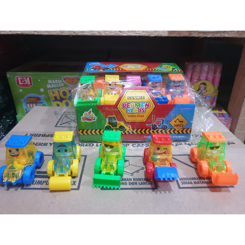 Jual PERMEN MOBIL KONTRUKSI BOX ISI 20 Dan isi 30 pcs | Shopee Indonesia