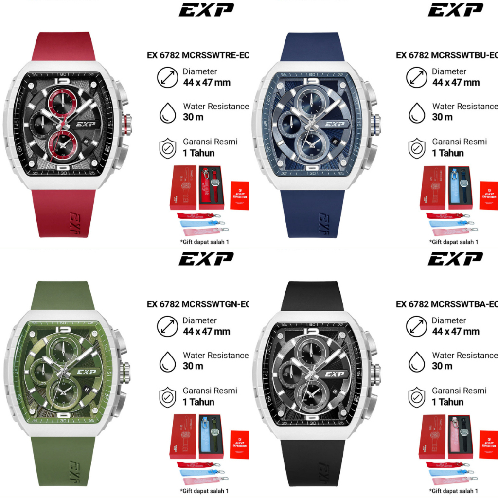 Jual ORIGINAL Jam Tangan Pria Expedition E 6782 / E6782 / 6782 Garansi ...