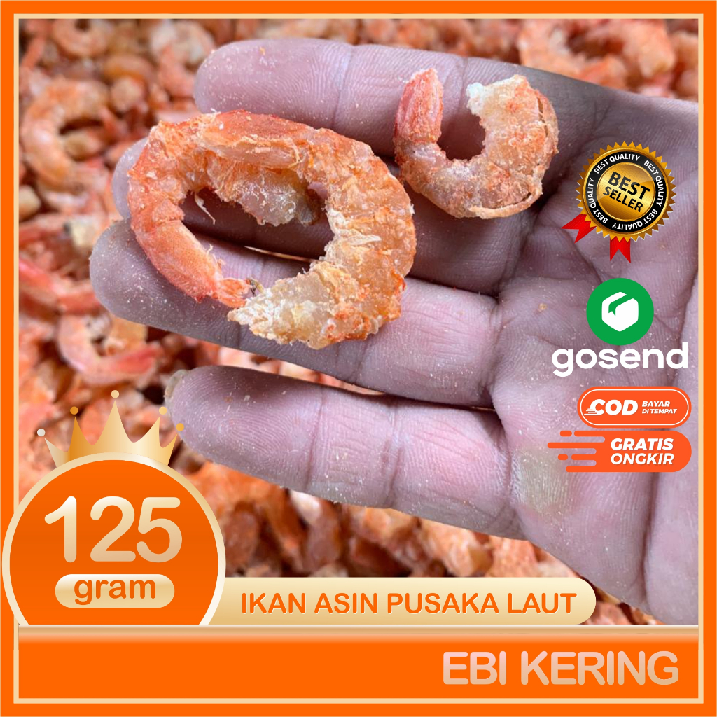 Jual Udang Ebi Ikan Asin Ebi Kering Besar Super Bersih Segar Dan Fresh ...