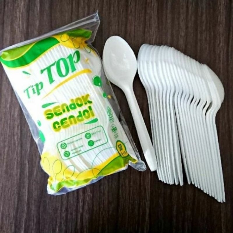 Jual 50 PCS SENDOK DAWET / SENDOK ES PLASTIK | Shopee Indonesia