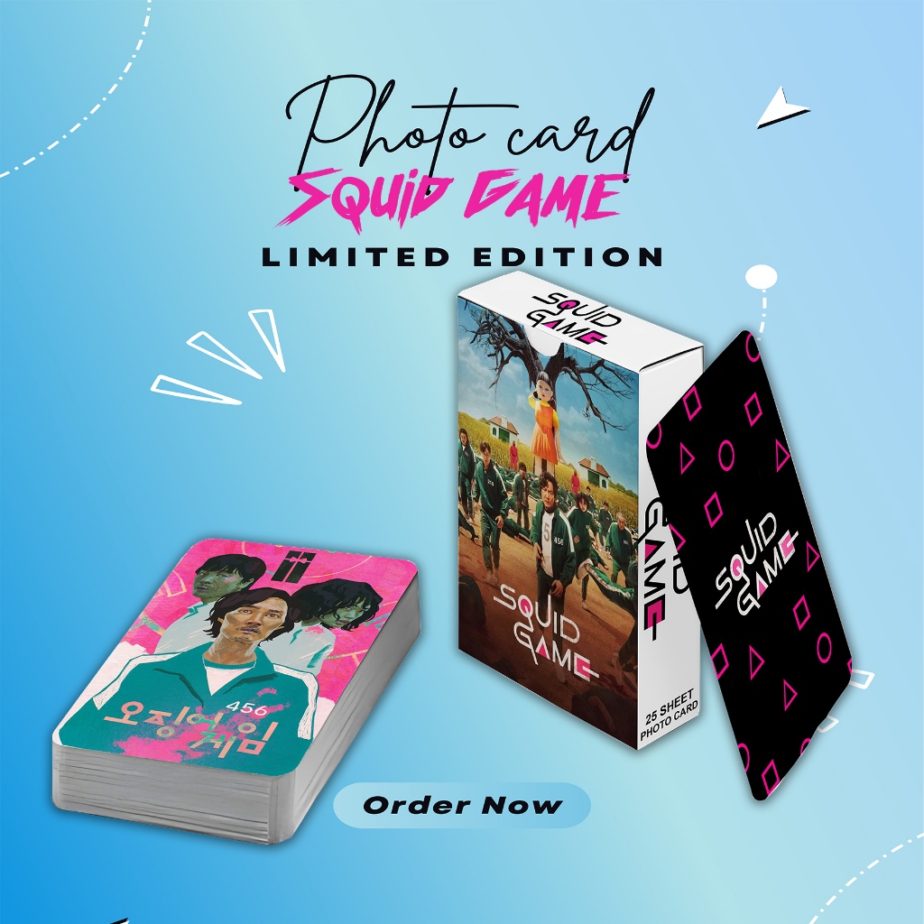 Jual PHOTOCARD SET SQUID GAME SEASON 1 PREMIUM FREE BOX | Shopee Indonesia