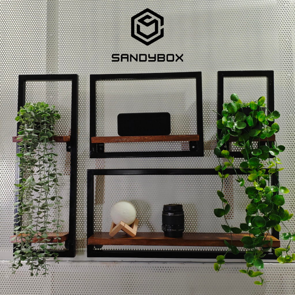 Jual "Rak Dinding Minimalis Kayu & Besi – Solusi Stylish untuk Rumah ...