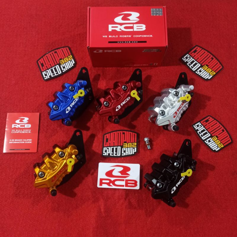 Jual Kaliper Rem Depan RCB Racing Boy S26 S-26 Series 2 Piston Aerox ...
