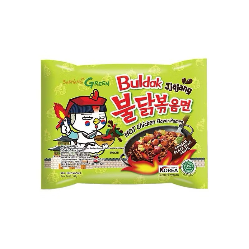 Jual Samyang Green Buldak Jajjang Hotsy Chicken Flavor Ramen | Shopee ...