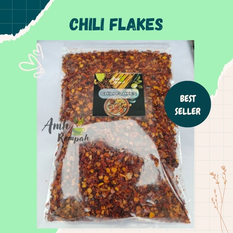 Jual Cabe Bubuk Kasar [ Grade A ] Premium, Chili Flakes Cabe Tabur ...