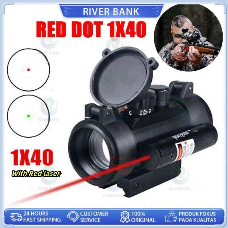 Jual Reddot Rdl Bushnell reddot 1x40 green dot holosight metal RD / Red ...