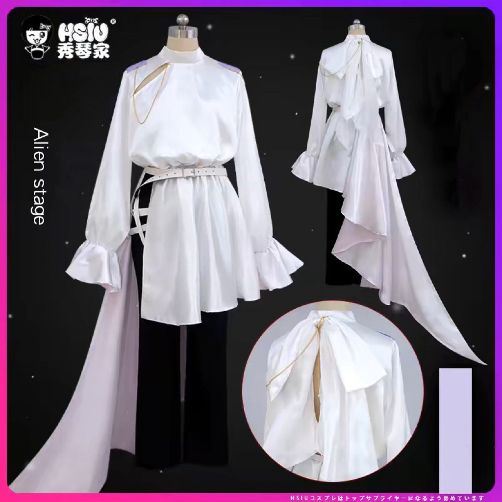 Jual Luka Cosplay Alien Stage Costume Wig Fancy Party Clothing Tailing ...
