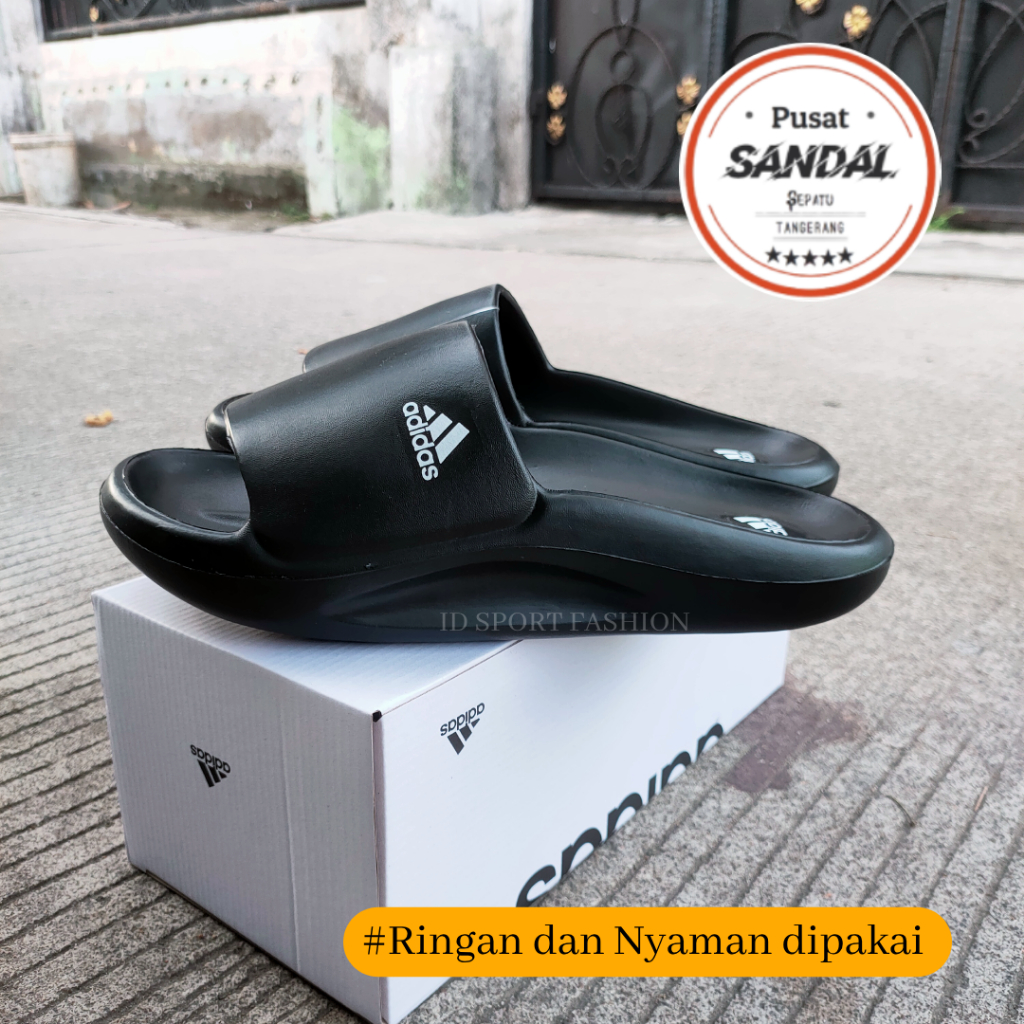 Jual Sandal Adidas Slide Pria Wanita Dewasa / Sendal Selop EVA Premium ...