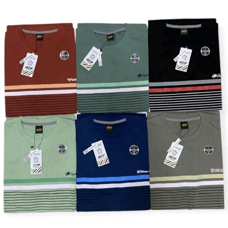 Jual Kaos Salur Model Baru Paket 4 pcs Baju Cowo Cewe Unisex Bahan Semi ...