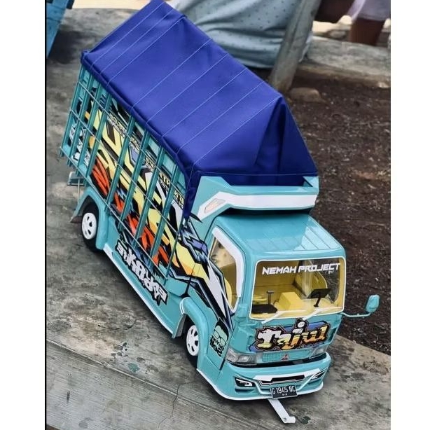 Jual PROMO MURAH MAINAN TRUK OLENG FULL VARIASI LAMPU BONUS TERPAL ...