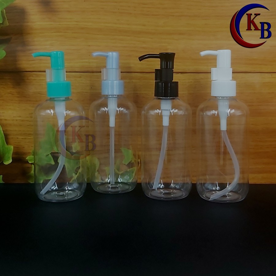 Jual BOTOL PUMP LOTION 250 ML CLIP SMOOTH NECK 24 / BOTOL PLASTIK PET SBR CLEAR 250ML | Shopee ...