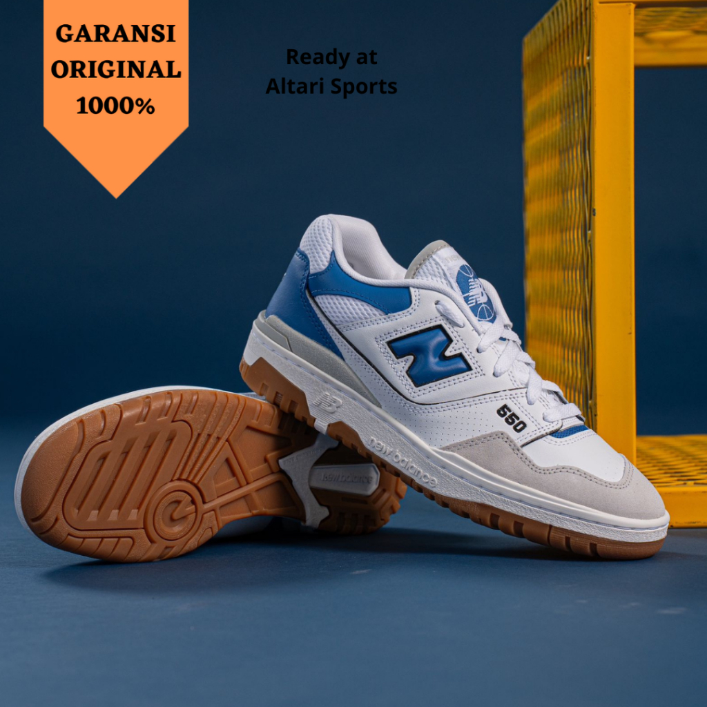 Jual Sepatu Sneakers Pria NB 550 BB550ESA Original Asli Bnib | Shopee ...