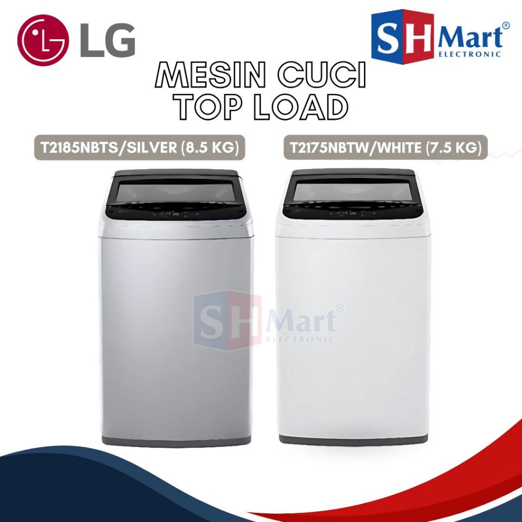 Jual MESIN CUCI LG TOP LOADING 7,5 KG T2175NBTW / 8,5 KG T2185NBTS ...