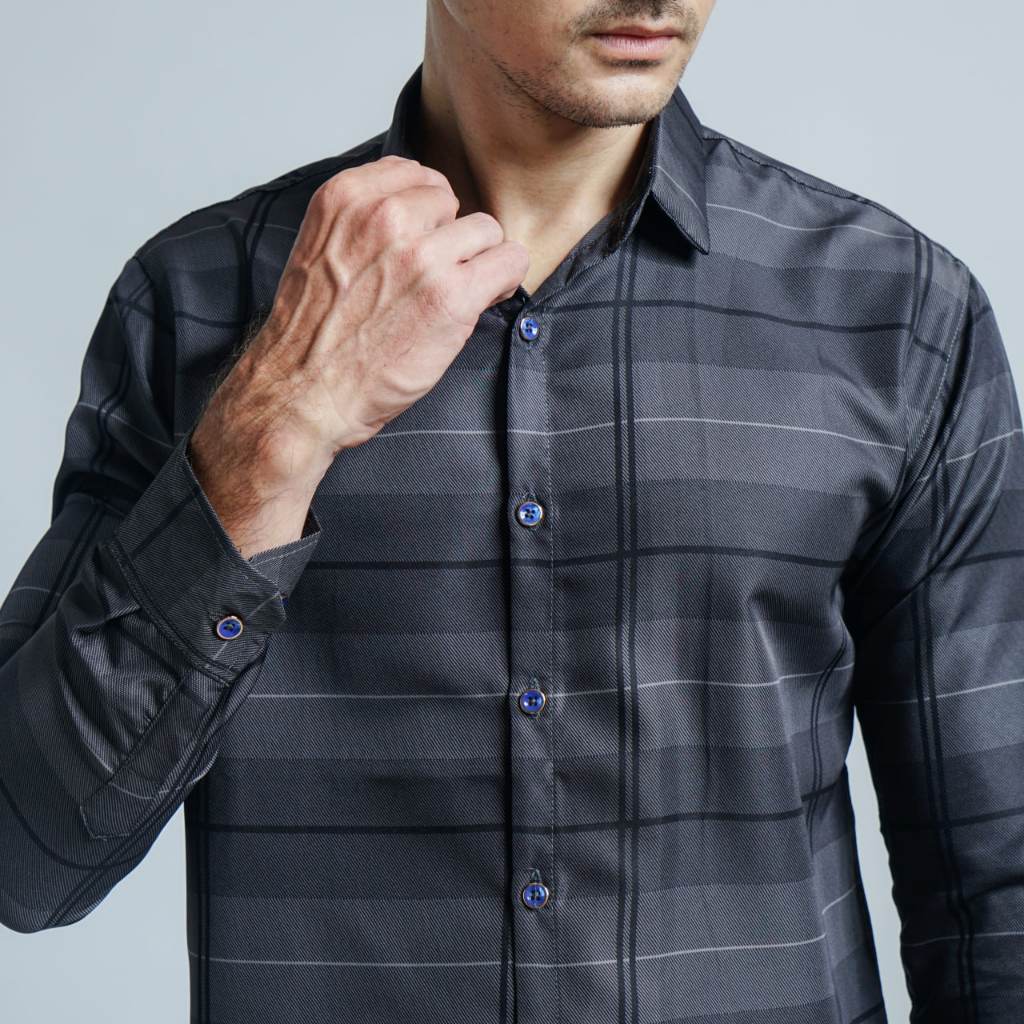 Jual Ekslusif Raphin.id Kemeja Pria Brams Baju Motif Kotak Kotak Bahan ...