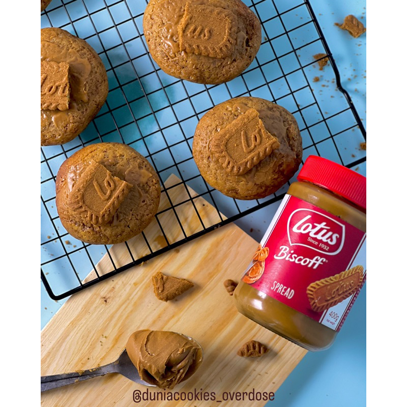 Jual Biscoff Lotus Cookies (isi selai Lotus dan Biskuit Lotus diatasnya ...