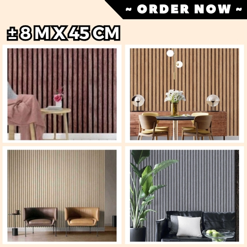 Jual Wallpaper Dinding Kamar Aesthetic Elegan 8M Walpaper Ruang Tamu ...