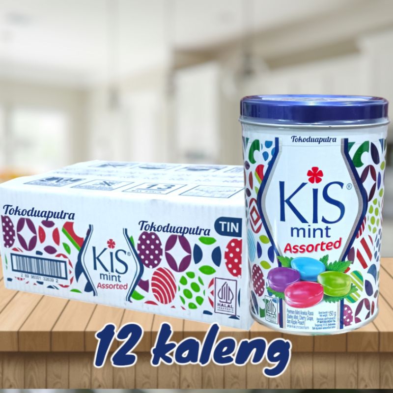 Jual Permen Kis Kaleng 150 gr X 12 kaleng ( 1 KARTON ) | Shopee Indonesia