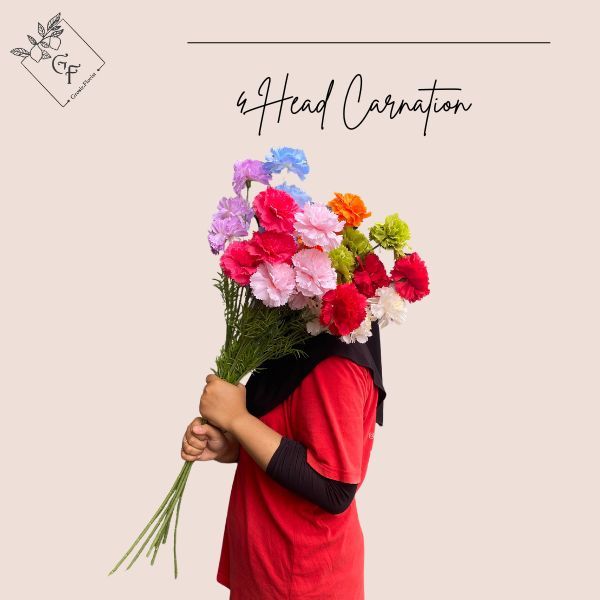 Jual TERLENGKAP (78 cm) 4 HEAD CARNATION / BUNGA HIAS / BUNGA DEKOR ...