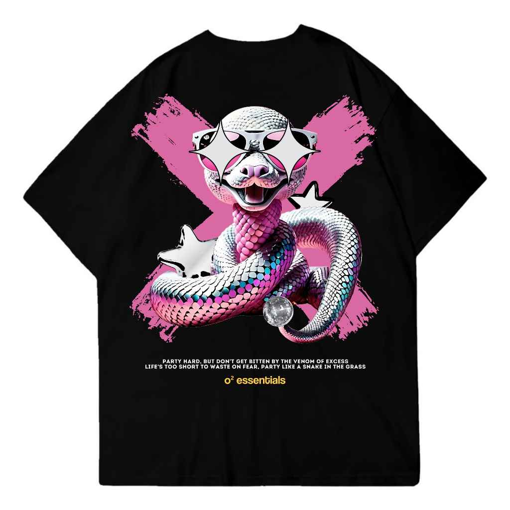 Jual O2 Essentials Kaos Oversize Premium Pria dan Wanita - Pop Snake ...